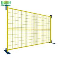 China Galvanized Wire Mesh Temp Construction Fence For Site Security Control for sale