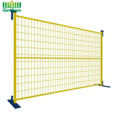 China Galvanized Wire Mesh Temp Construction Fence For Site Security Control for sale