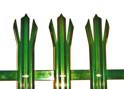 China Powder Coated Q235 3 Rail Tubular Picket Fence for sale