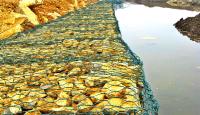 China Double Twist Flood Control Gabion Fence Panels for sale