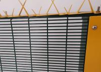 China Square Post Powder Coated Anti Climb Security Fencing for sale