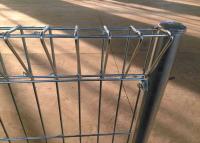China ISO9001 2001 Round Post 5mm Welded Roll Top Fencing for sale