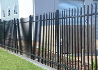 China Home Garden Ornamental 4 Foot Aluminum Fence Black Metal Wrought Iron Steel for sale