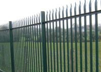 China 6ft Height Powder Coated Steel Welded Wire Garden Fence 2670mm  width for sale