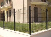 China H1.5m Bending Top Welding Mesh Fence For Park for sale