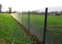 China Sub Station PVC Coated Anti Climb Security Fence for sale