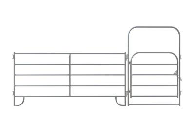 China Round Tube Welded Zinc Coated Livestock Fence Panels for sale