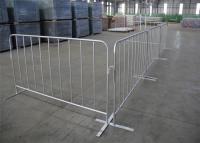 China 1.8mm Thickness Metal Steel Portable Road Safety Pedestrian Temporary Crowd Control Barricades for Traffic Control for sale