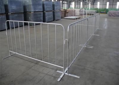China 1.8mm Thickness Metal Steel Portable Road Safety Pedestrian Temporary Crowd Control Barricades for Traffic Control for sale