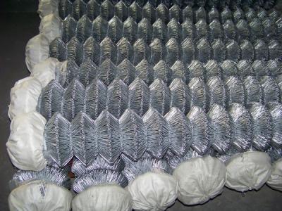 China Hot Dipped Galvanized Woven 3.0mm Diamond Chain Link Fence for sale