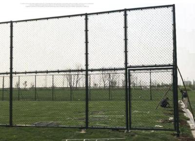 China Steel Wire 11gauge Powder Coated Chain Wire Fencing For Stadium Net for sale
