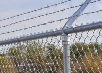 China Pvc Coated Stainless Steel 40x40mm Diamond Chain Link Fencing for sale