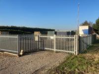 China Security D Pale Powder Coated Palisade Fencing 2750mm Width for sale