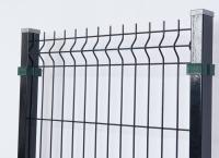 China Home Garden 6ft Height 3d Security Fence 60*150mm Square Post for sale