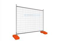 China Easily Assembled Temp Construction Fence 2.1 Meter Height Galvanized Tube for sale