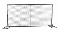 China Material Support 7 Ft Height Construction Fence Panels Chain Link Mesh American for sale