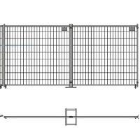 China Movable Frame Tube Iron Temporary Fence Panels 1.8m Height Surface Test for sale