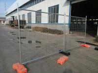 China Hot Dipped Galvanized Temp Construction Fence Light Gauge 2400*2100 Welding for sale