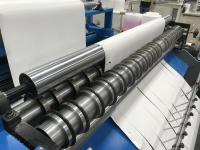 China 220V 380V 415V Paper Edge Protector Machine 125 - 600gsm Kraft Paper Slitter Rewinder for sale