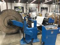 China 80gsm - 600gsm Paper Slitting Rewinding Machine For Edge Protector Producion for sale