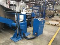 China Shaftless Hydraulic Paper Edge Protector Machine / Paper Slitter Rewinder Machine for sale
