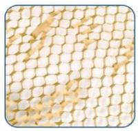 China 500mm 80gsm Honeycomb Paper Rolls Unbleached for sale