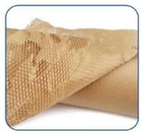 China 500mm 80gsm Honeycomb Paper Rolls Unbleached for sale
