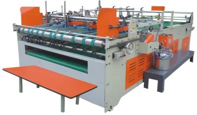 China Semi Automatic Folder Gluer Machine Efficient Carton Folding & Gluing Solution for sale