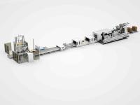 China High-Speed Fully Automatic Heavy-Duty Corrugated Packaging Production Line with 5,000 Sheets / Hour and 400-450 Tons Cutting Pressure for sale