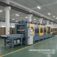 China Flexo Printer Die Cutter Machine YL-1224 Integrated Pre-Feeder Lead Edge Suction System for Corrugated Carton Production for sale