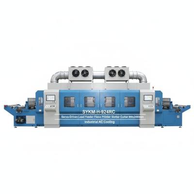 China SYKM-H-924RC Servo-Driven Lead Feeder Flexo Printer Slotter Die Cutter 900x2400mm Industrial AC Cooling for sale