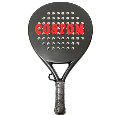 China OEM Padel Racket 38mm Glassfiber Carbon Custom Logo Design Competition Grade for sale