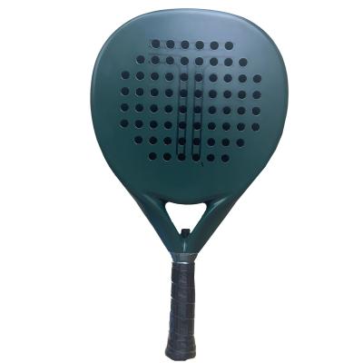 China Custom Carbon Fiber Padel Racket Diamond Shape OEM Soft Eva Foam 38mm Core for sale