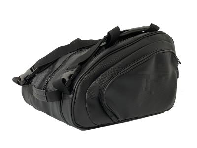 China Custom Padel Racket Bag for 2-3 Rackets Durable 600D Polyester Sport Travel for sale