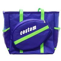 China Custom Tennis Racket Bag Padel Tote Carry Bag Hot Pink Wholesale Zipper Sports Pickleball Paddle Bag for sale