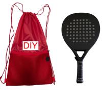 China Leather Padel Racket Bag for 2 Rackets Durable Paddle Sport Carry Case for sale