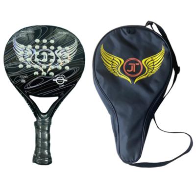 China Custom Fiberglass Junior Padel Racket for Kids Children with Free Racket Bag 38mm for sale
