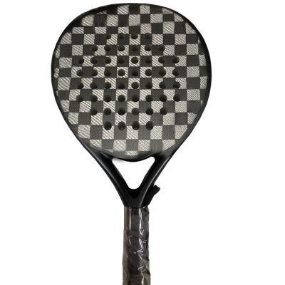 China 3K Mix Fiber Woven Padel Racket Beach Tennis Racket 2 Colors 500g for sale