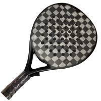 China 3K Mix Fiber Woven Padel Racket Beach Tennis Racket 2 Colors 500g for sale