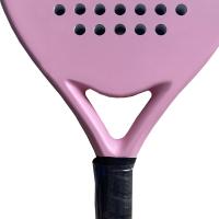 China Custom Logo Carbon Fiber Padel Racket 38mm Core Beach Tennis Racket for Woven Professional Design for sale