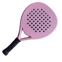 China Custom Logo Carbon Fiber Padel Racket 38mm Core Beach Tennis Racket for Woven Professional Design for sale