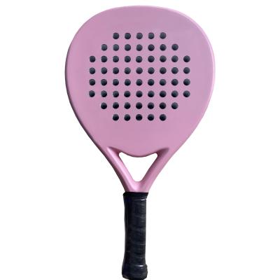 China Custom Logo Carbon Fiber Padel Racket 38mm Core Beach Tennis Racket for Woven Professional Design for sale