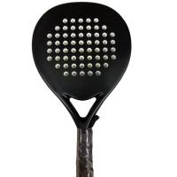 China Custom Logo Carbon Fiber Padel Racket 38mm Core Beach Tennis Racket for Woven Professional Design for sale