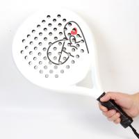 China Custom Logo Full Carbon 3K 12K 18K Padel Racket Carbon Fiber Woven Beach Tennis Racket for sale