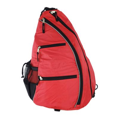 China Custom Leather Padel Racket Bag for 2-3 Rackets Durable Sport Accessory for sale
