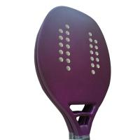 China Custom High End Padel Racket 38mm Thickness with Multiple Triangle Holes for Beach Tennis for sale