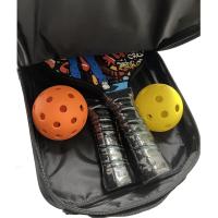 China Custom PP Fiberglass Pickleball Paddle Set 2 Rackets 4 Balls 1 Bag Outdoor for sale