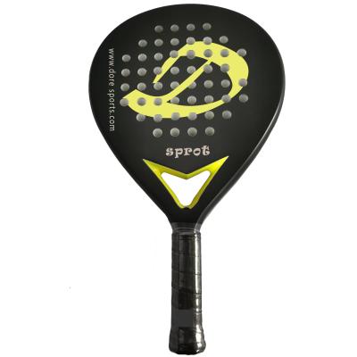 China Full Carbon Fiber Teardrop Padel Racket Set with Custom Design and Sport Bag for sale
