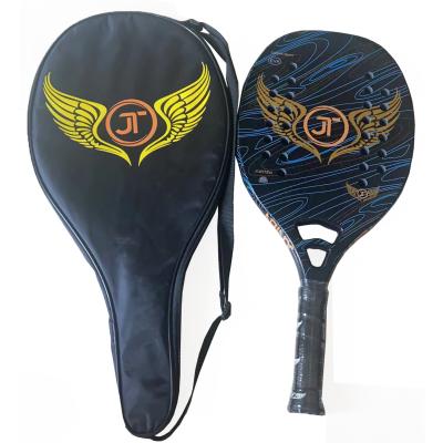 China Carbon Fiber Beach Tennis Racket 22mm Core with Bag Set OEM Custom Logo Painting for sale