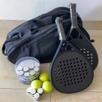 China Custom Diamond Shape   Padel Racket  CarbonFiber 12k Padel Paddel Paddle Racket for sale
